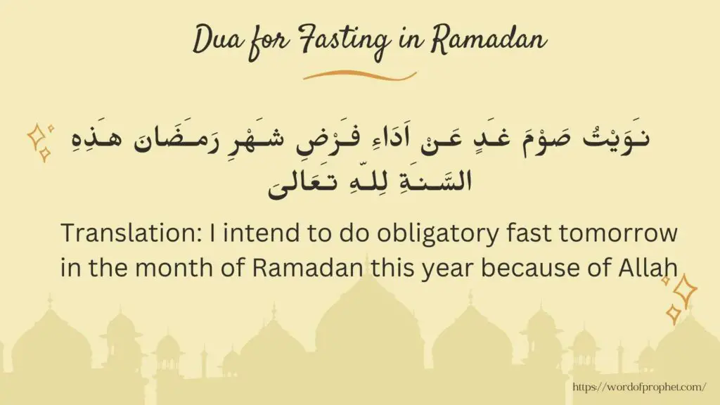 Dua for Fasting: Dua for Keeping Fast in and outside Ramadan - Word of ...