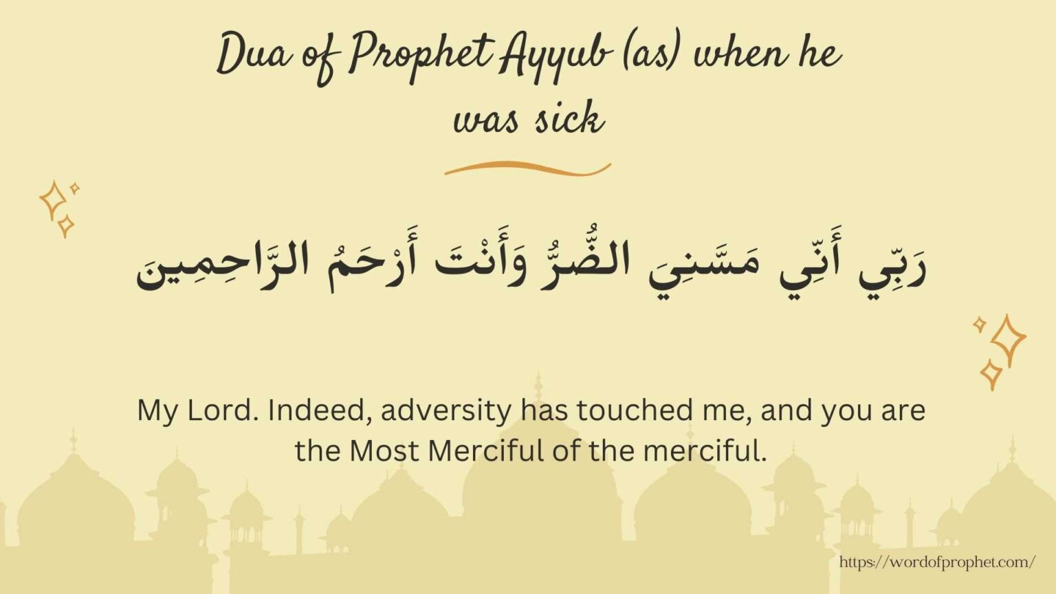 Dua for Healing (Shifa) in Islam - Word of Prophet